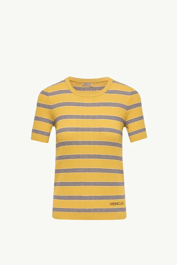 Moncler Striped Cotton T-shirt