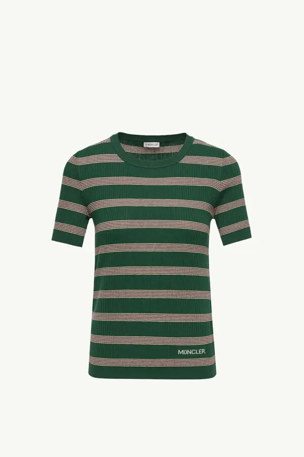 Moncler Striped Cotton T-shirt
