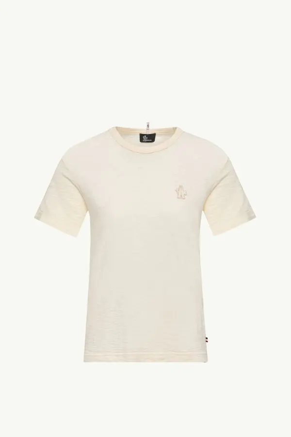 Moncler Logo Patch Cotton T-shirt