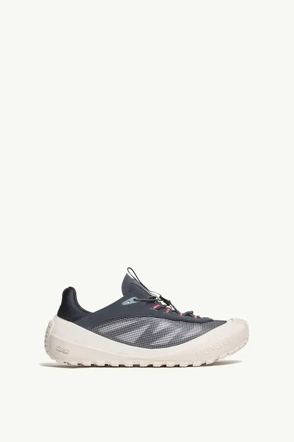 Moncler Trailgrip Lp Suede & Nubuck Lace-up Sneakers - Blue