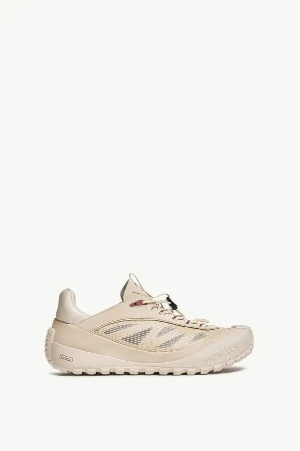 Moncler Trailgrip Lp Suede & Nubuck Sneakers - Beige