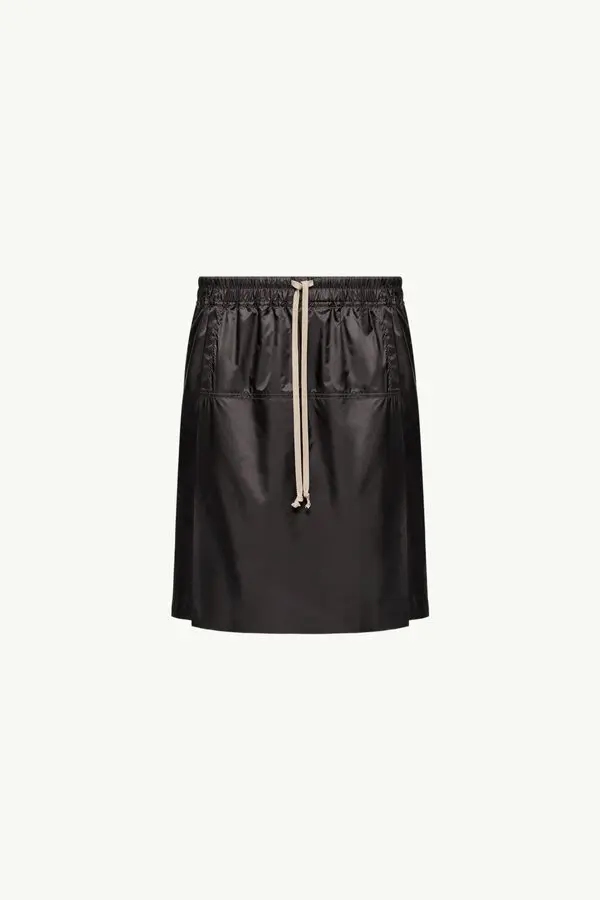 MONCLER + RICK OWENS Kiltshorts Skort - Black