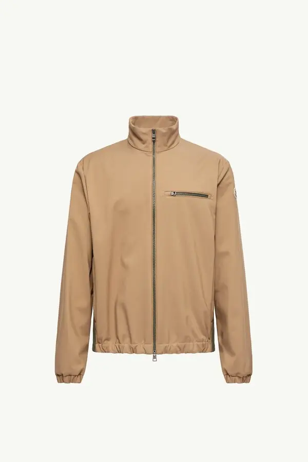 Moncler Fourioun Cotton Blend Short Jacket - Beige