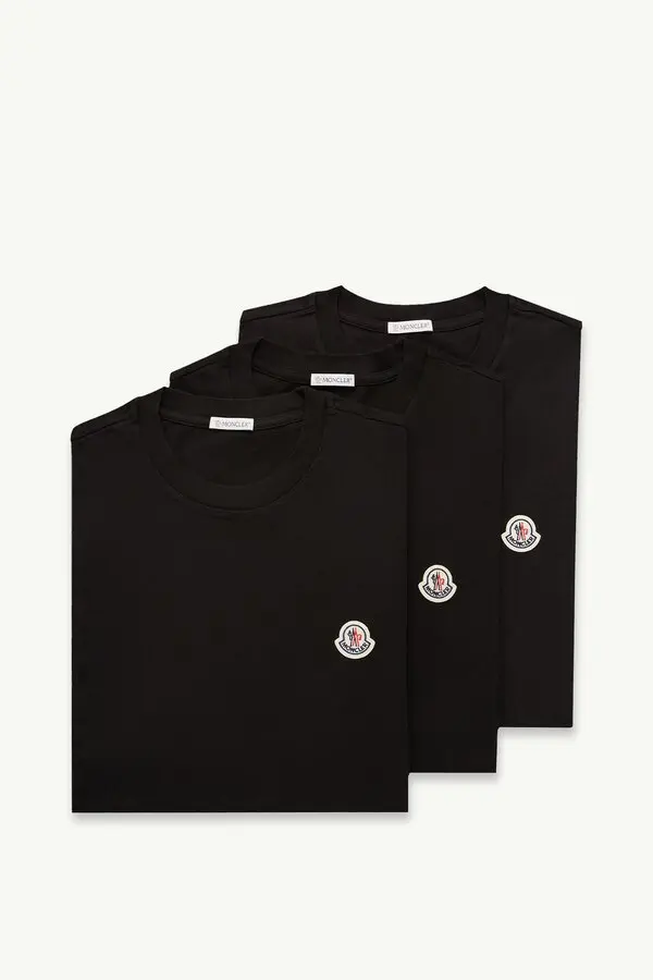 Moncler Logo Patch Cotton T-shirt