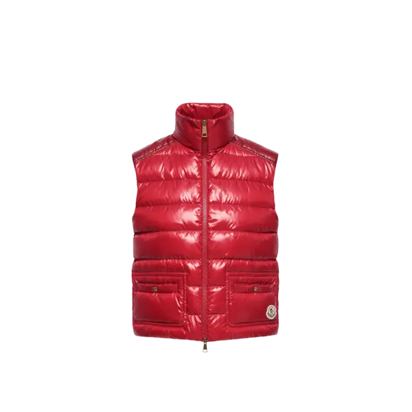 Moncler Frelon Down Vest - Red