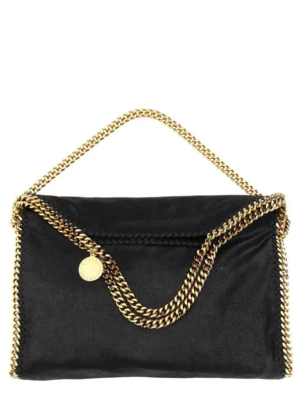 Stella McCartney Falabella Fold Over Tote Bag - Black
