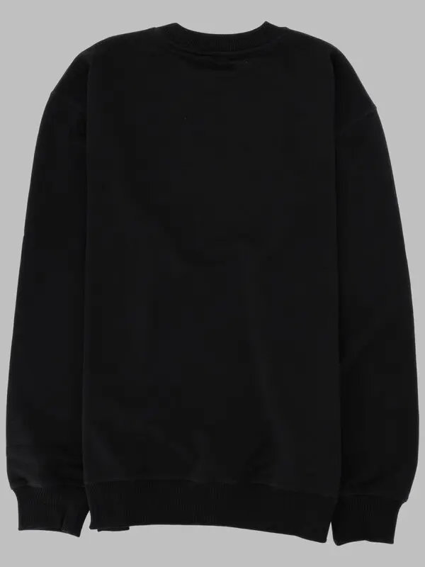 Balmain Felpa Ricamata Effetto Vintage