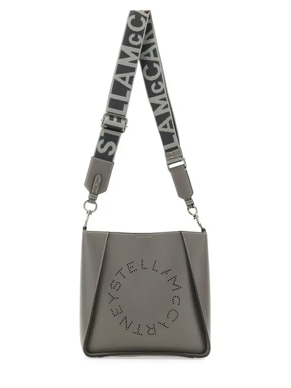 Stella McCartney Logo Shoulder Bag - Gray