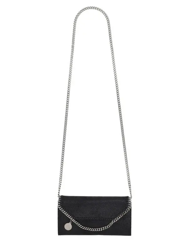 Stella McCartney Falabella Chain Wallet - Black