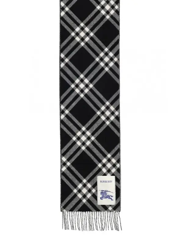 Burberry Sciarpa In Cashmere Check