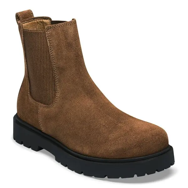 BIRKENSTOCK Highwood Slip On Mid Suede Leather - Dark Tea