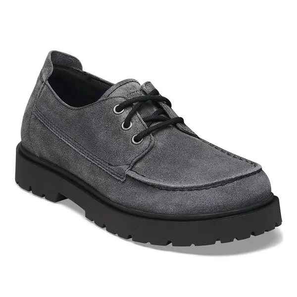 BIRKENSTOCK Highwood Moc Lace Low Suede Leather - Charcoal