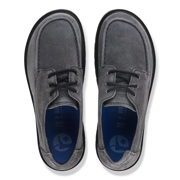 BIRKENSTOCK Highwood Moc Lace Suede Leather Low Top