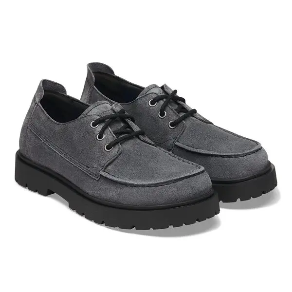 BIRKENSTOCK Highwood Moc Lace Suede Leather Low Top