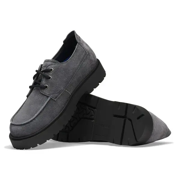 BIRKENSTOCK Highwood Moc Lace Suede Leather Low Top