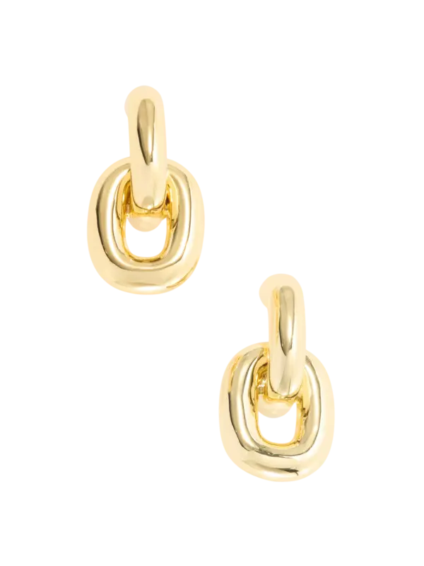 MARTHA CALVO Kylie Chain-link Earrings - Gold