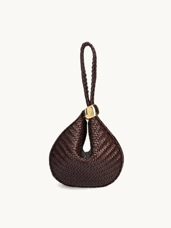 AMANU The Zambia Woven Bag - Mocha