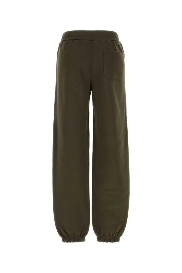 JIL SANDER Cotton Joggers - Green