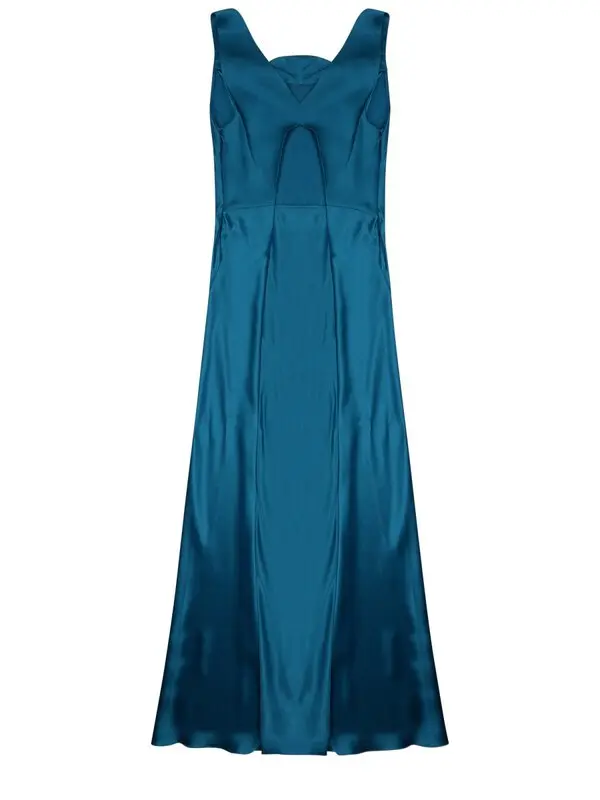 Alberta Ferretti Silk Blend Long Dress