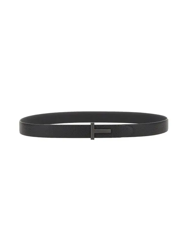 TOM FORD Cintura Con Fibbia T - Black