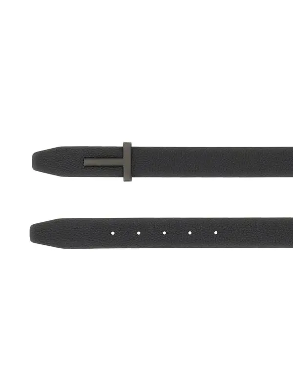 TOM FORD Leather Belt With Buckle