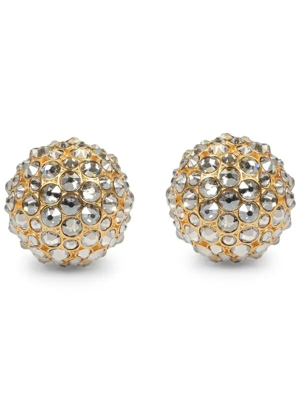 Celine Hairloom Dome Earrings - Gold