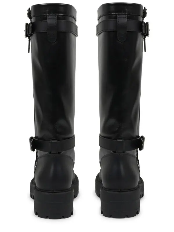 Dior D-major Calf Leather Boots