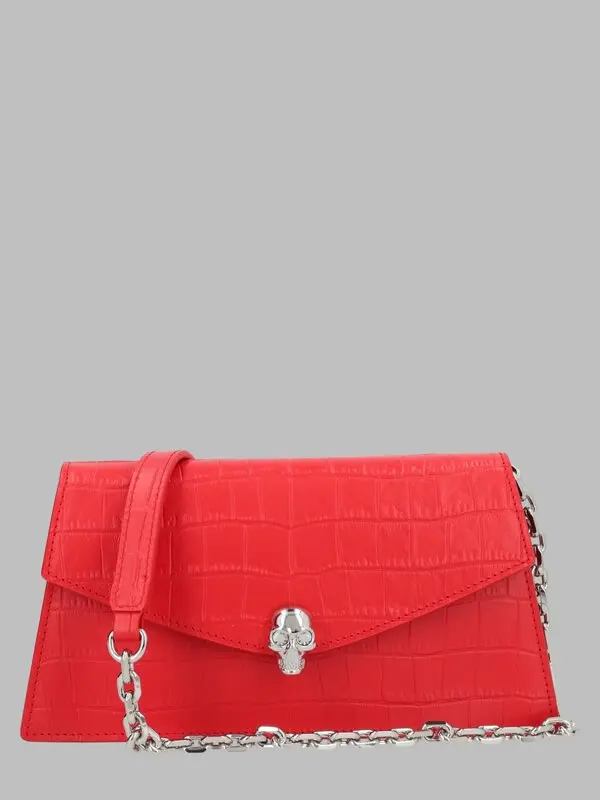 Alexander McQueen Skull Mini Bag - Red