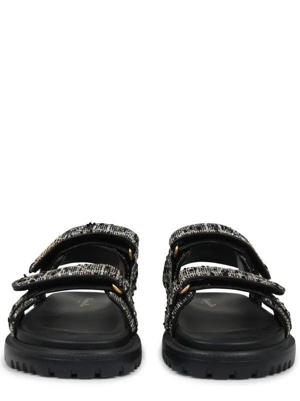 Dior Cannage Tweed Sandal