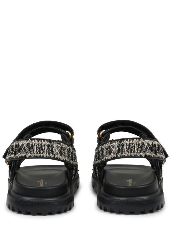 Dior Cannage Tweed Sandal