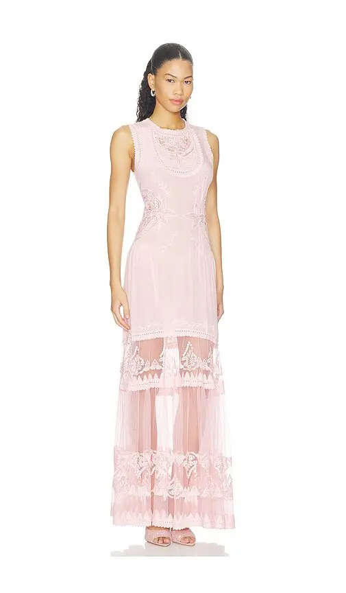 Ulla Johnson Sleeveless Silk Maxi Dress