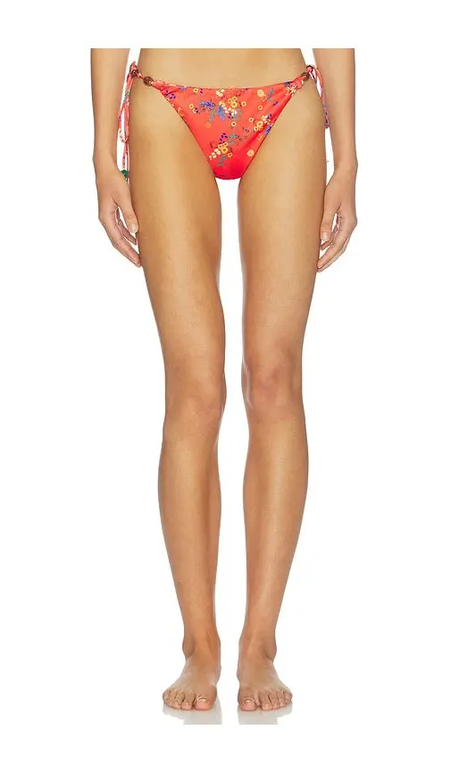 SIEDRES Vicky Bikini Bottom In Orange - Multi