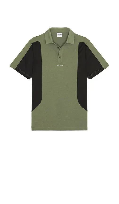 STUDENTS GOLF Ledgewood Short Sleeve Polo Shirt In Dark Green