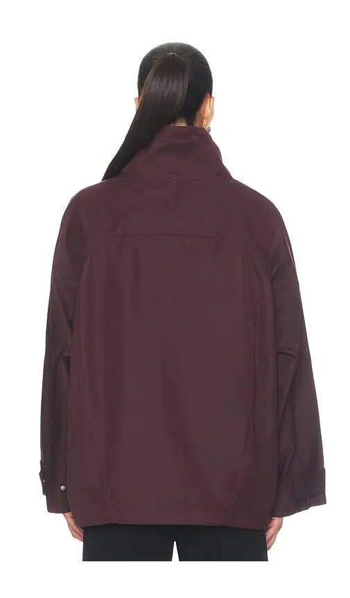 AGOLDE Coulson Jacket In Burgundy