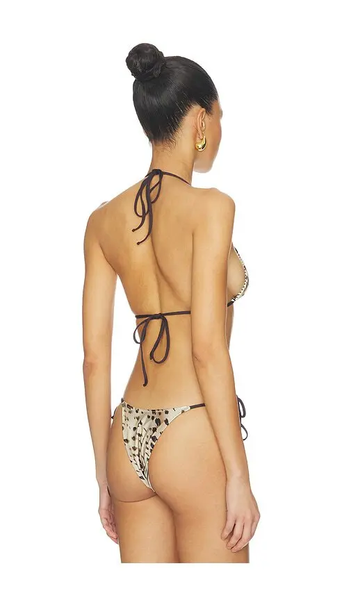 Frankies Bikinis X Jennie Ari Satin Halterneck Top