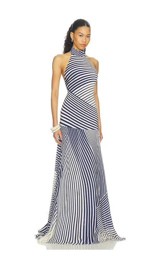 Silvia Tcherassi Leonore Dress In Blue