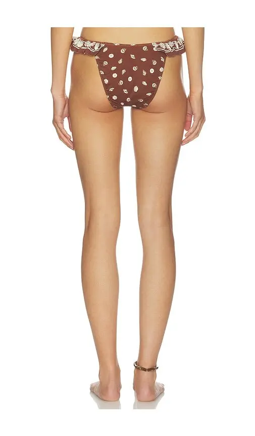 Show Me Your Mumu Milos Bikini Bottom With Ruffle Trim