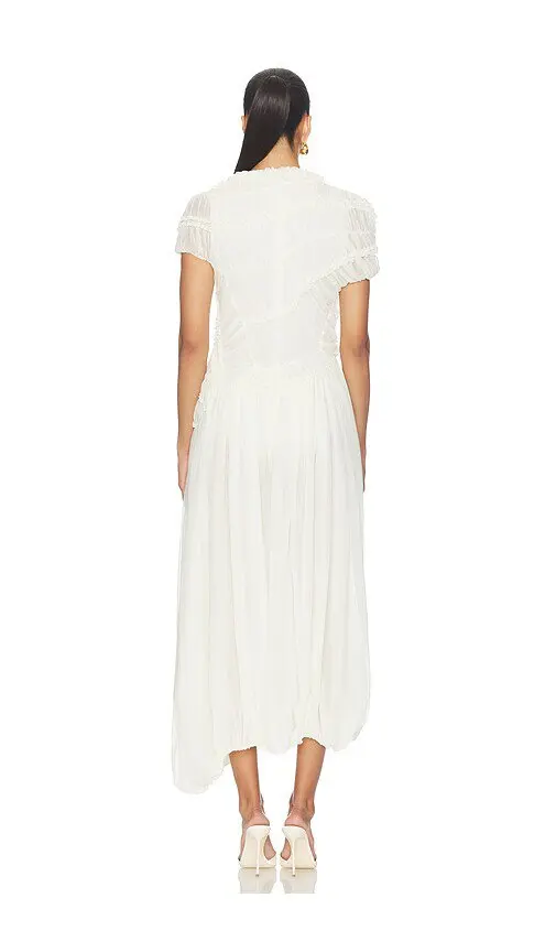 Magda Butrym Sheer Asymmetrical Dress