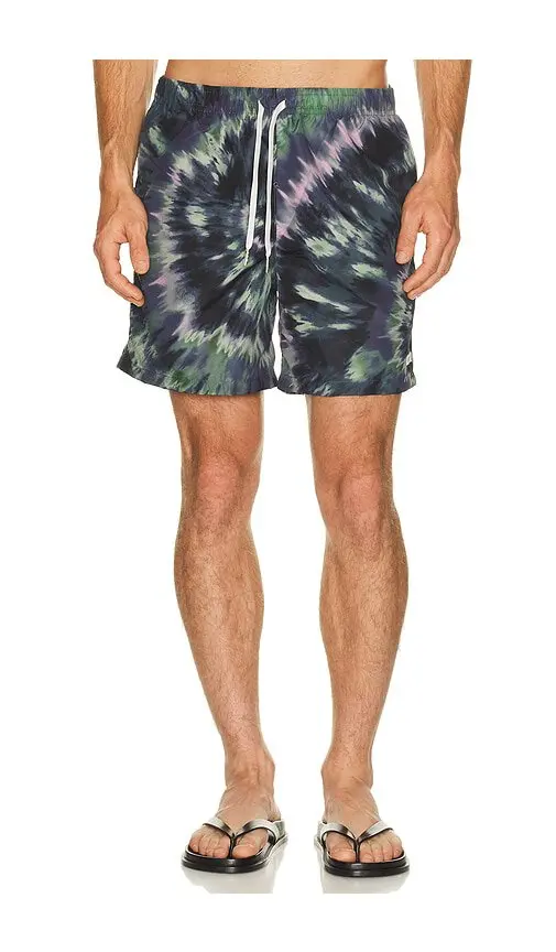 BATHER Fig Swirl Swim Trunk - Purple