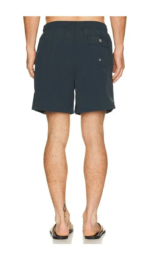 BATHER Solid Swim Trunk In Blue