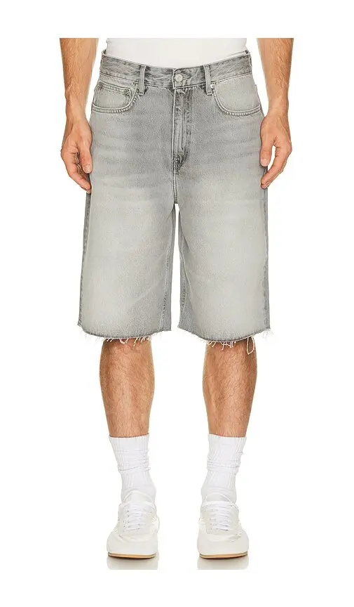 WON HUNDRED Kayce Denim Shorts In Black - Bright Black