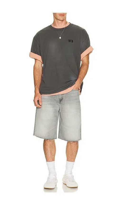 WON HUNDRED Kayce Denim Shorts - Bright Black