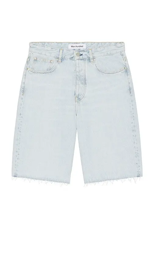 WON HUNDRED Kayce Denim Shorts - Soft Blue