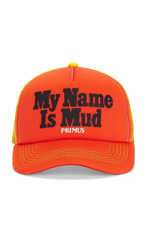 PLEASURES X Primus Mud Trucker Hat - Orange