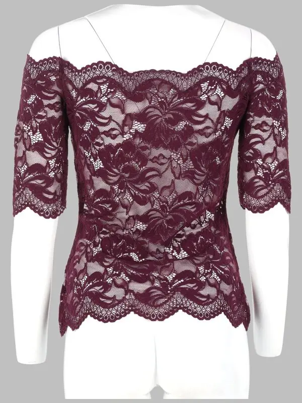 Rabanne Off-the-shoulder Lace Top
