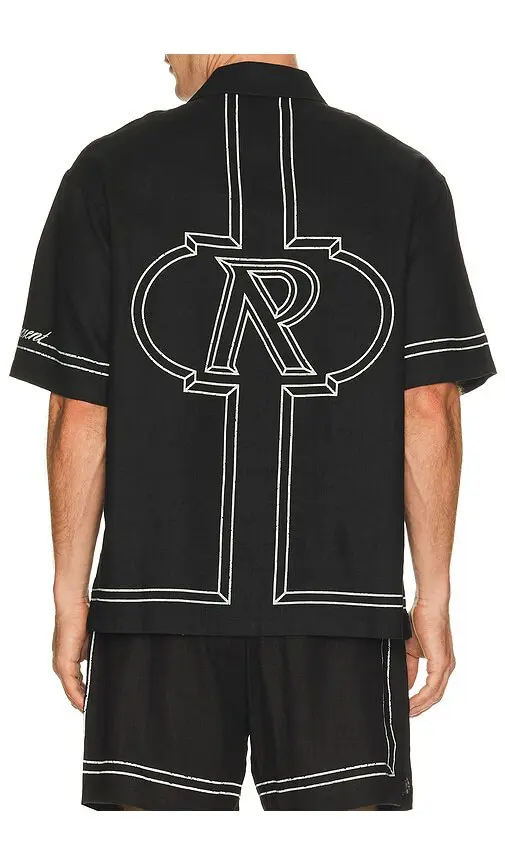 REPRESENT Border Shirt In Black