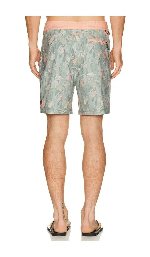 IRON & RESIN Cactus Print Boardshorts