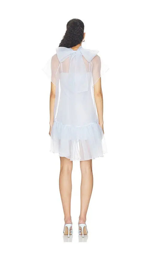Simkhai Beaux Tiered Mini Dress - Periwinkle Sky