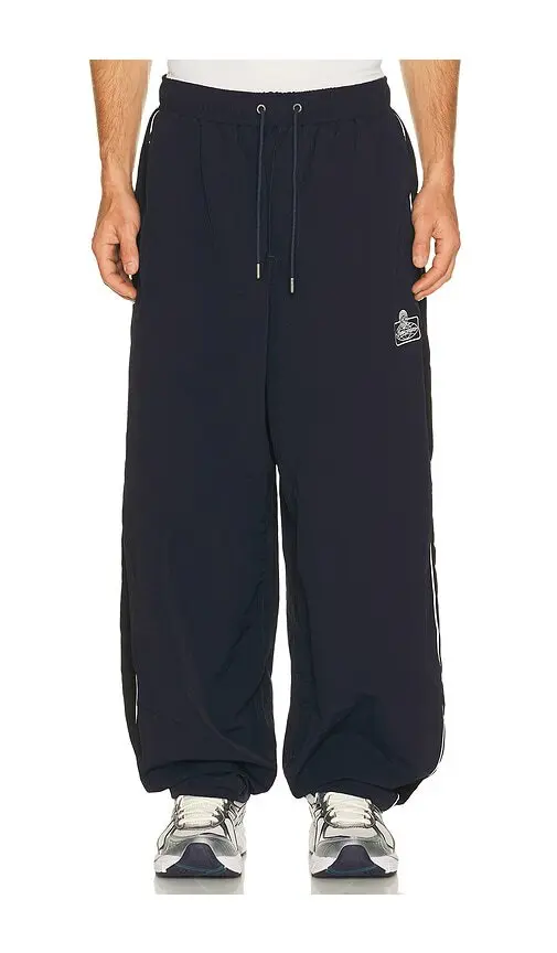 Guess Crinkle Nylon Jogger In Navy