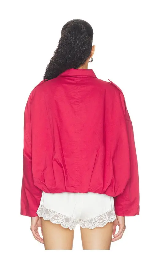 MAUDE CLUB Archie Jacket In Red